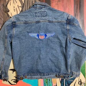 Cobra | Jackets & Coats | Vintage Cobra Union Pacific Railroad Denim ...
